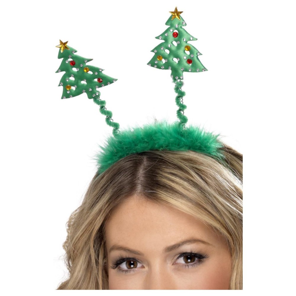 Headband with christmas trees - S38462